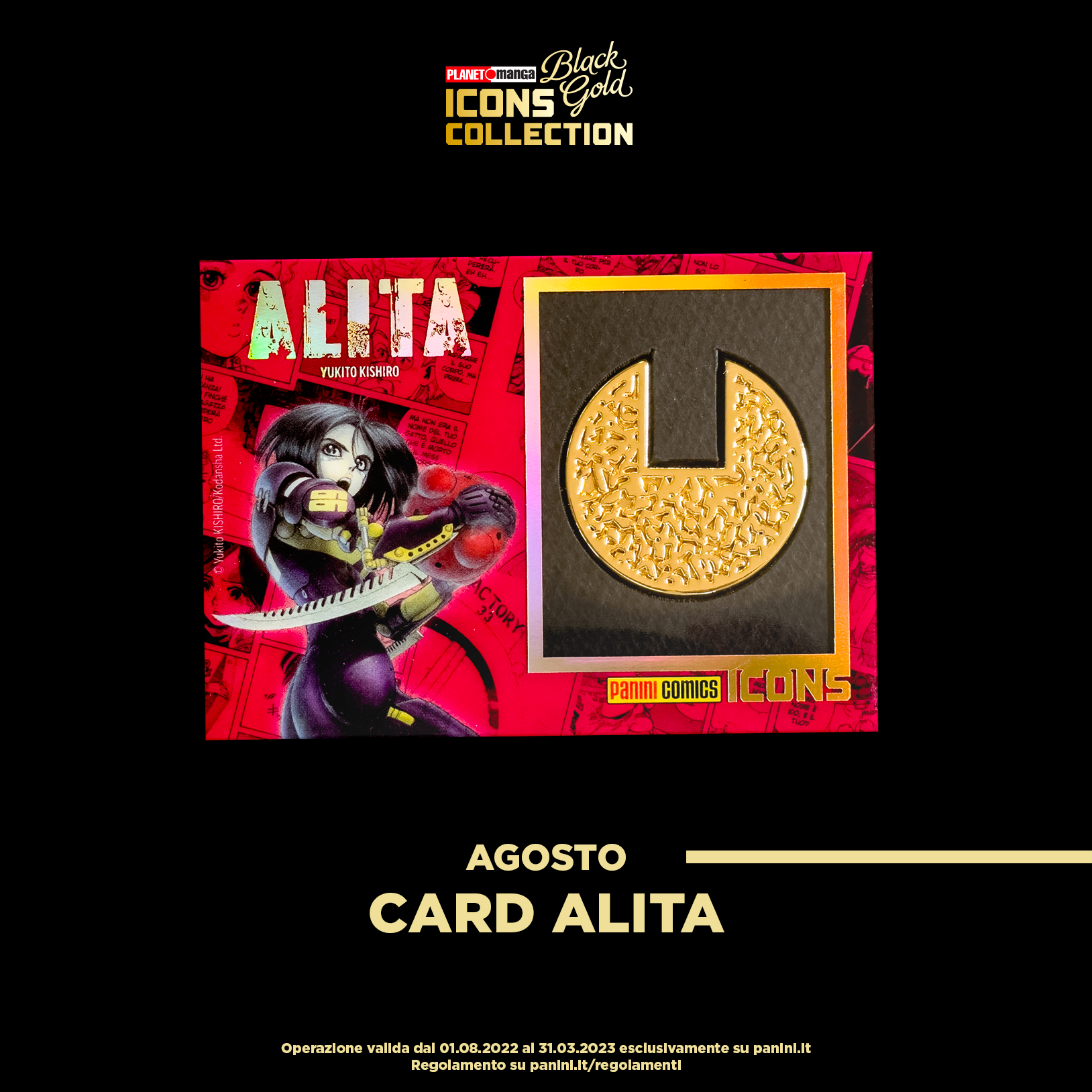 Panini Comics presenta Planet Manga Icons Black Gold Collection